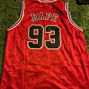 Bape | Shirts | Jersey A Bathing Ape Bape Chicago Bulls | Poshmark